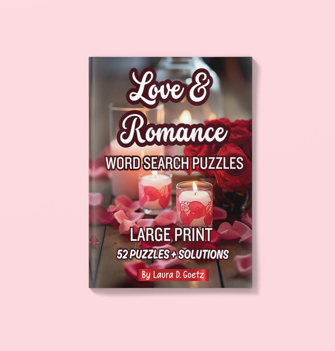 Love and Romance Word Search Puzzle Book: Large Print, 52 Puzzles - Etsy