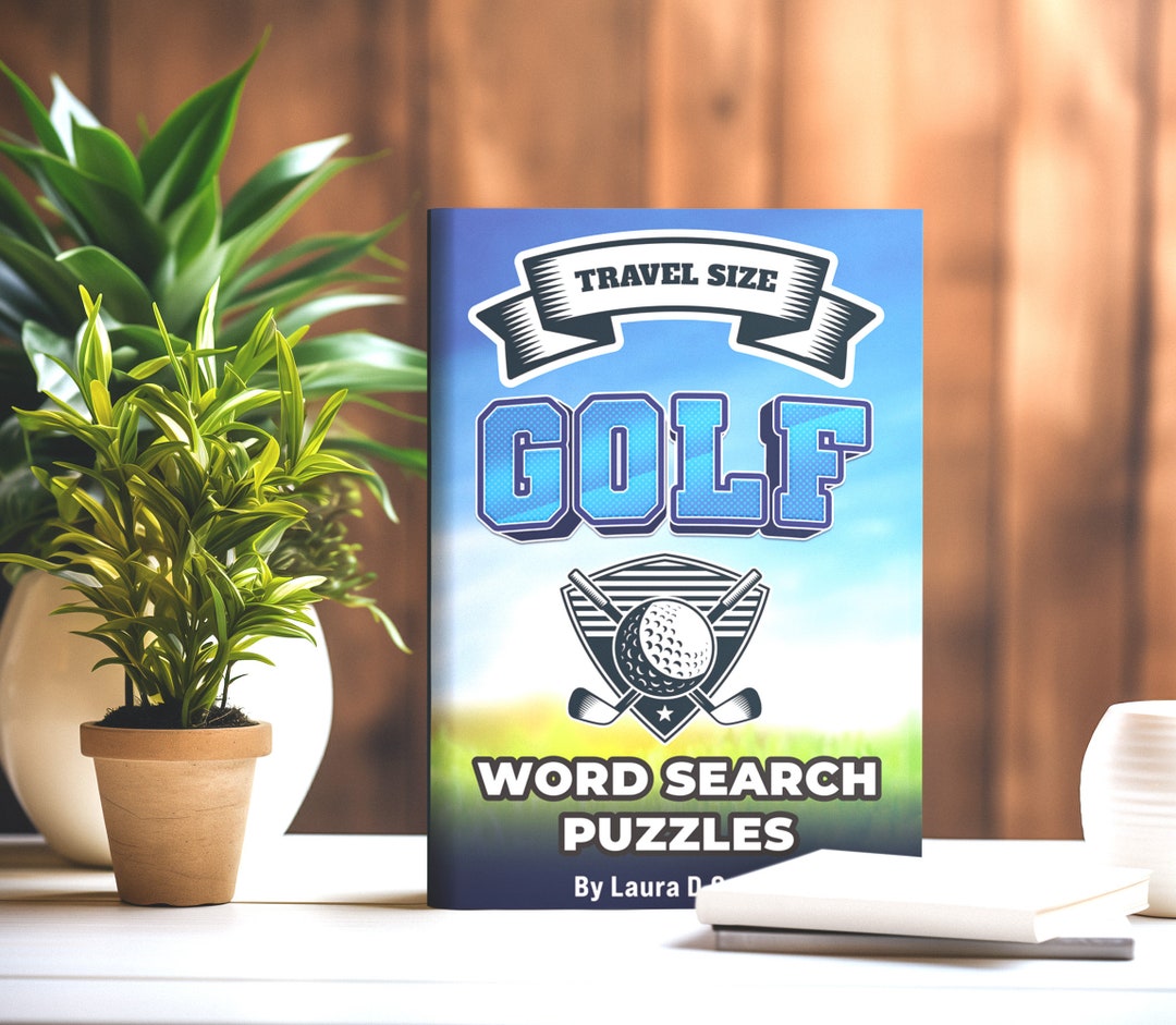Golf Word Search Puzzle Book: Travel Size, 50 Themed Puzzles - Etsy