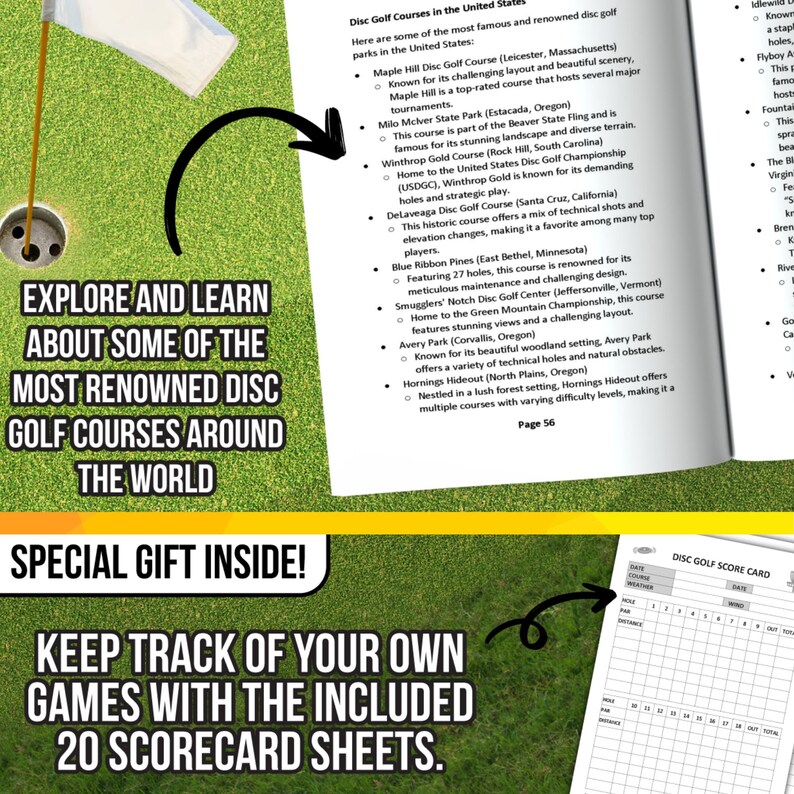 Travel Size DISC GOLF Themed Word Search Puzzles for Enthusiasts ...
