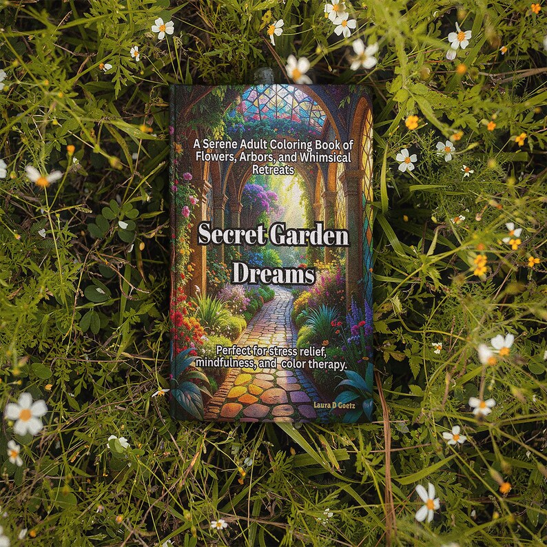 Adult Coloring Book – Secret Garden Edition | 60 Floral Nature Scenes ...