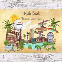 Apollo Beach Map, Tampa Bay Map, Custom Wood Map, Custom Wood Map ...