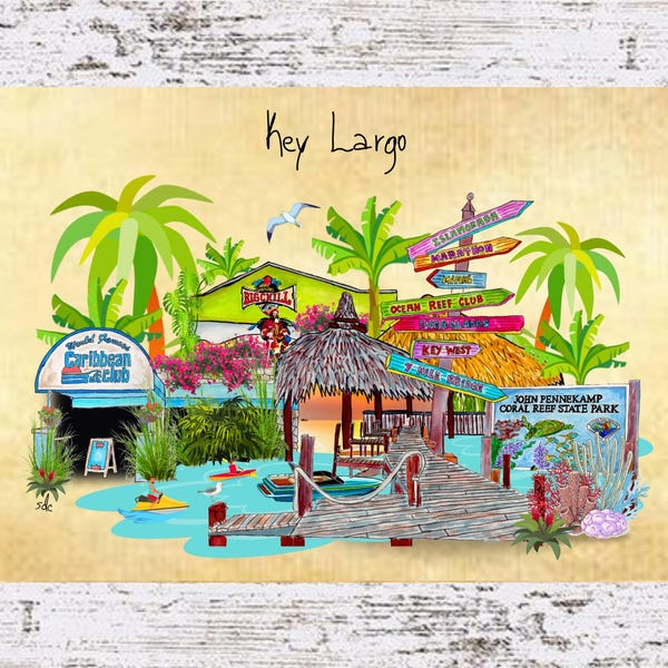 Key Largo Art - Etsy