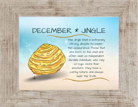 Birth Shell Prints - TropicalArtChickFLA