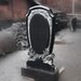 Carved Roses Headstone Made of Black Granite Grave Stone - Etsy