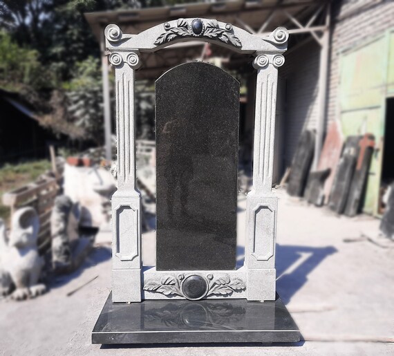 Lápidas Conmemorativas Verticales De Granito Rojo De La India Razones