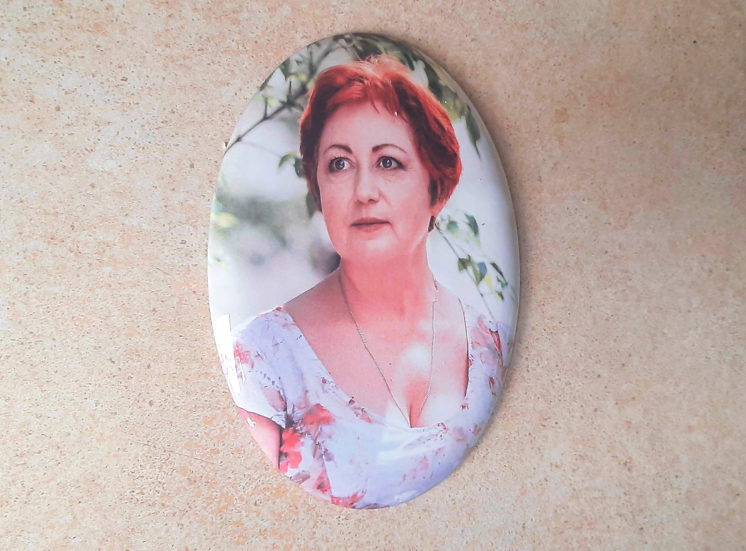 Imagen ovalada para lápidas 3.5x4.7/ Ceramic Headstone - Etsy España