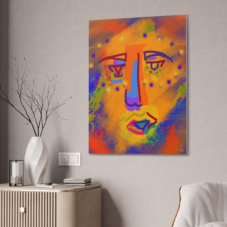 Colorful Face, Face Abstract, Abstract Art, Colorful Art, Face Art, Art ...