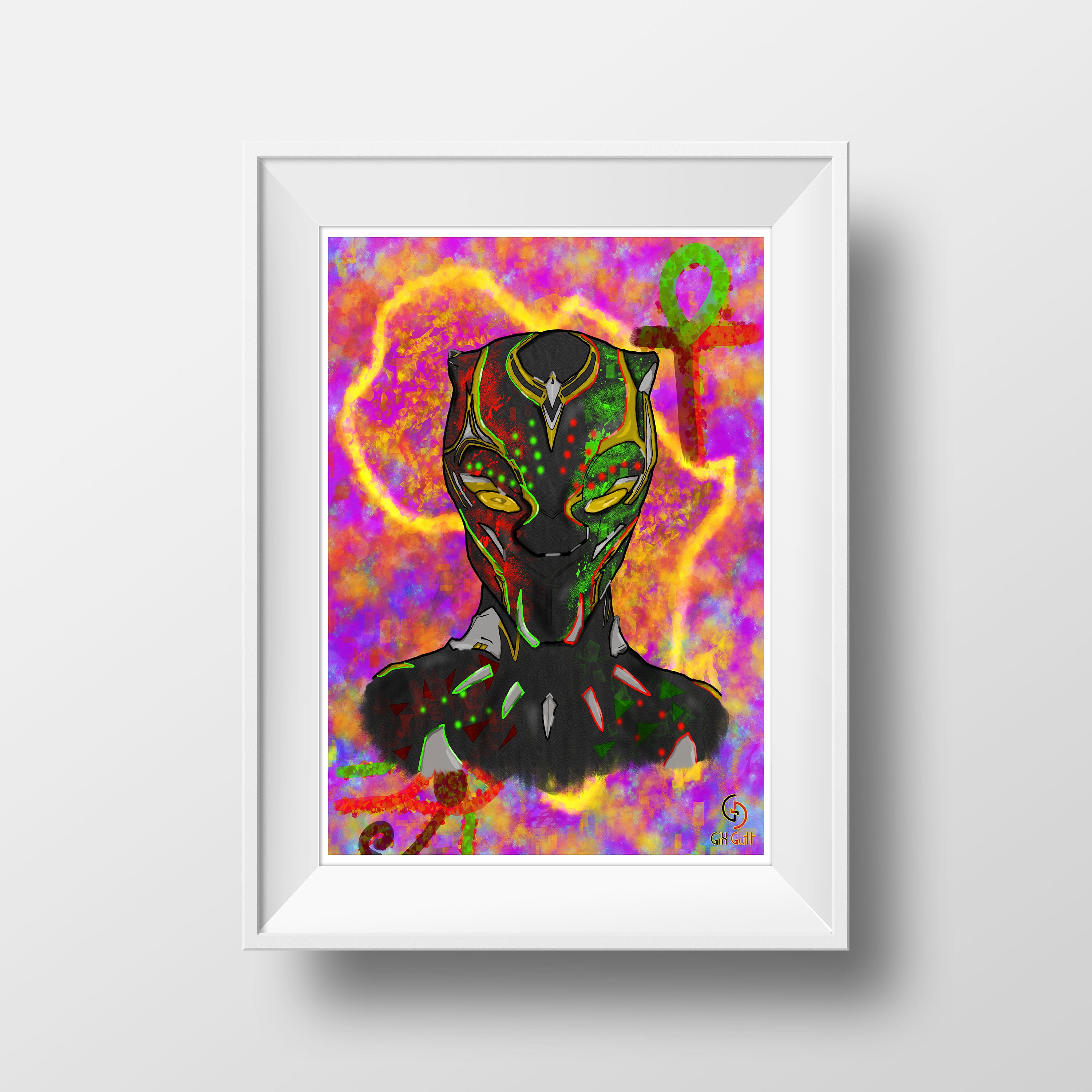 Wakanda Forever Art Print, Black Panther Inspired, Signed (8x10) - Etsy