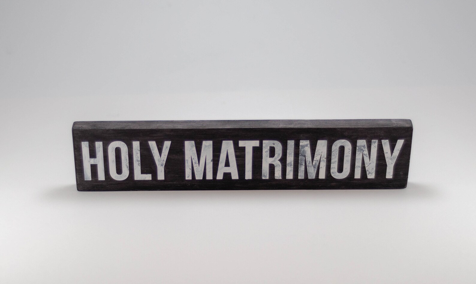 Holy Matrimony Wedding Gift, Distressed Wood Sign, Wall or Tabletop ...