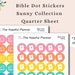 Bible Study Label Box Stickers Scripture Study Reminder Sticker Sheets ...