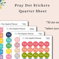 Praying Girl Stickers (sheet of 11)-digital - Etsy