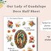 Our Lady of the Rosary Icon Stickers Marian Feast Day Sticker Sheets ...