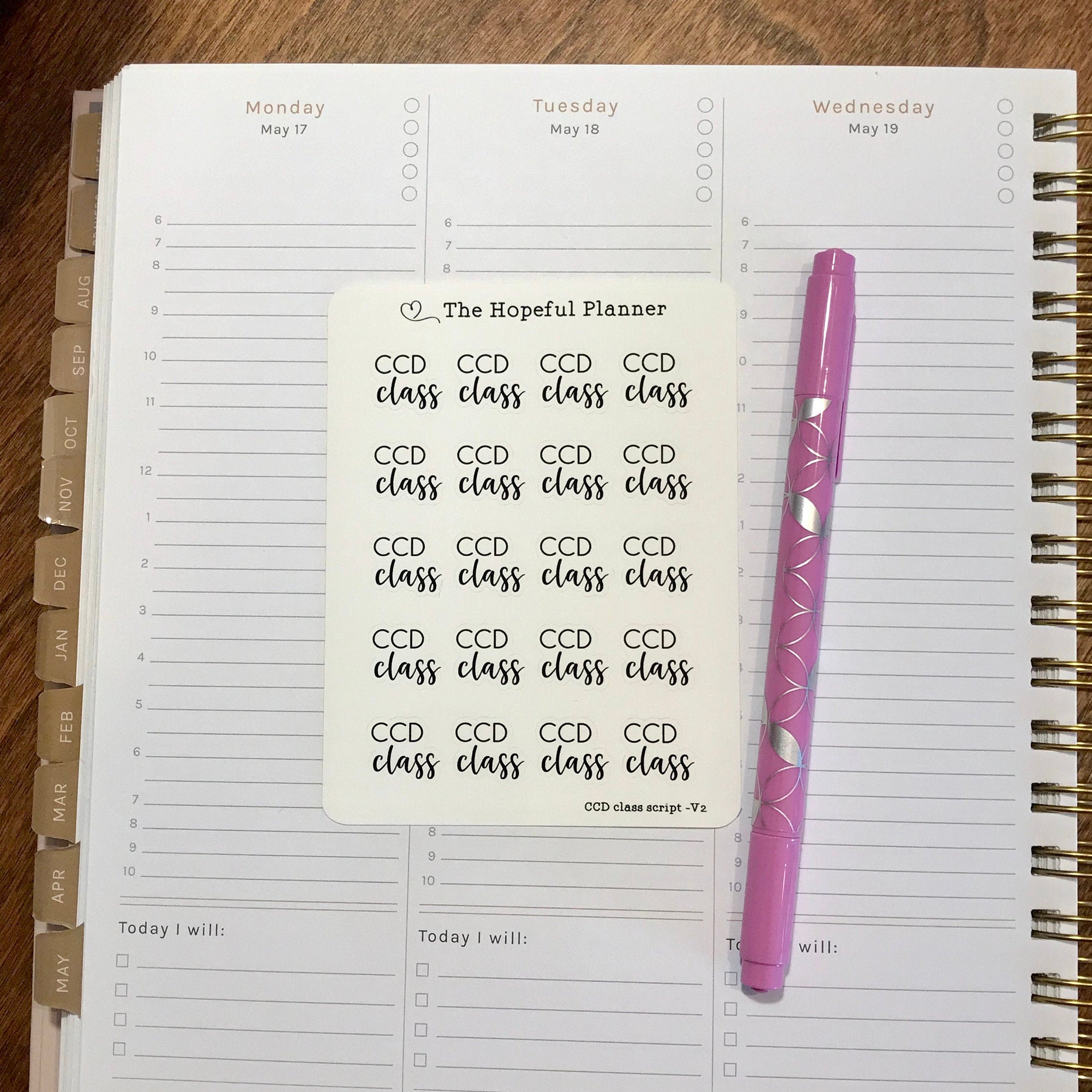CCD Class Script Stickers Catechism Teacher / Student Class - Etsy Norway