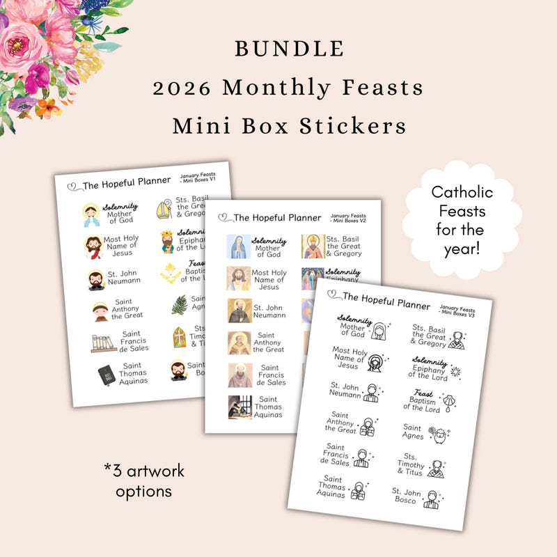 Calendar Stickers - Etsy