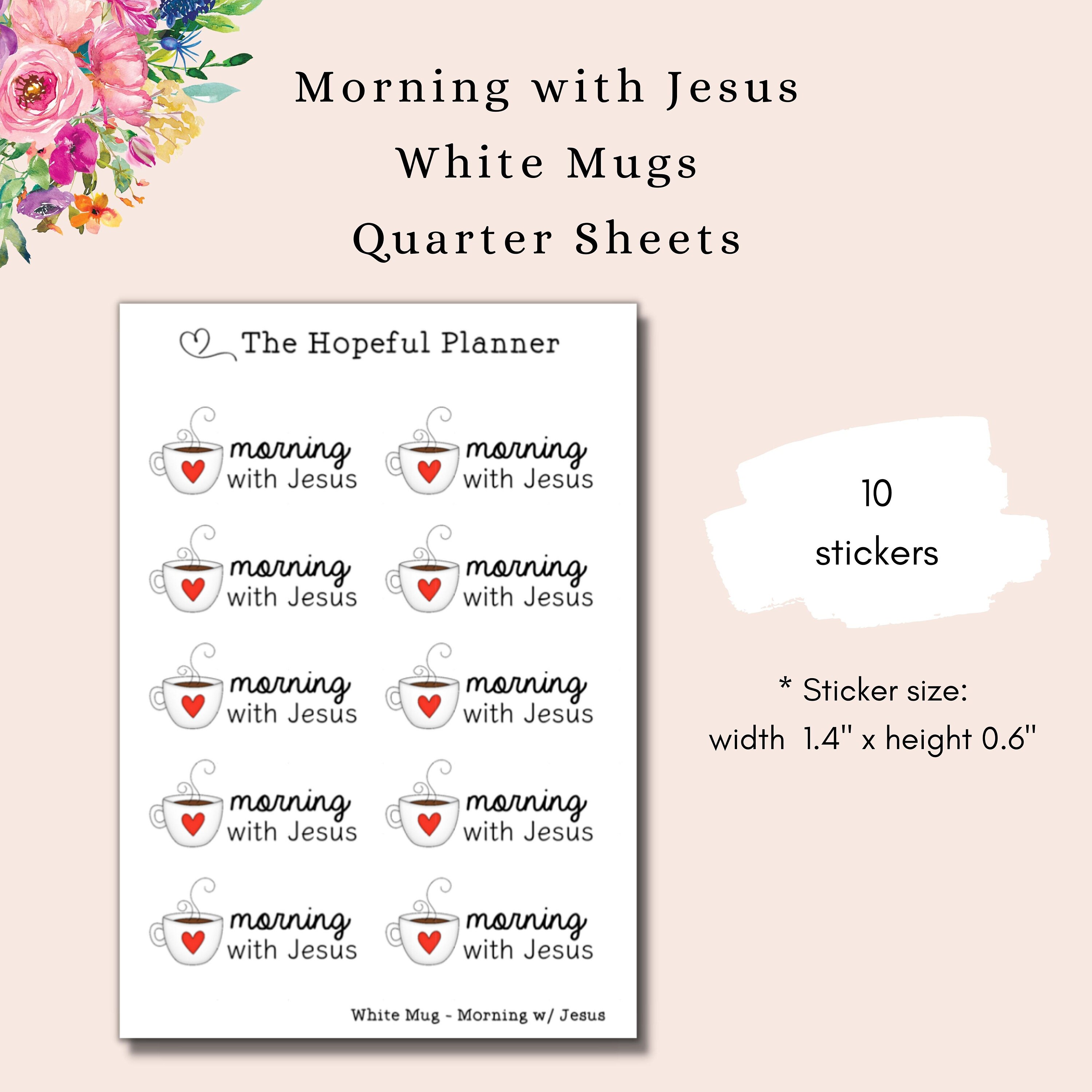 Morning Devotion -white Coffee Mug - Bible and Devotional Reminder ...
