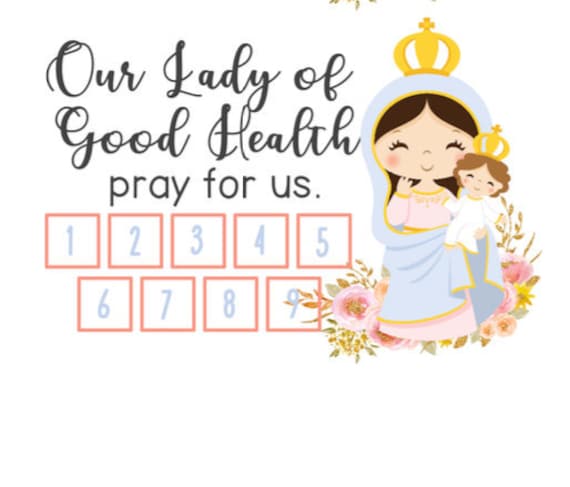 Our Lady of Good Health Novena Prayer Weekly Tracker - Etsy