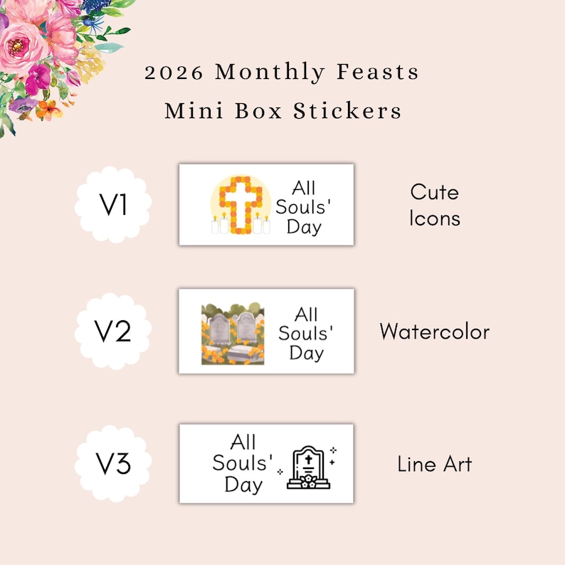 2026 JAN - JUN Catholic Holy & Feast Day Stickers - Mini Box Liturgical ...
