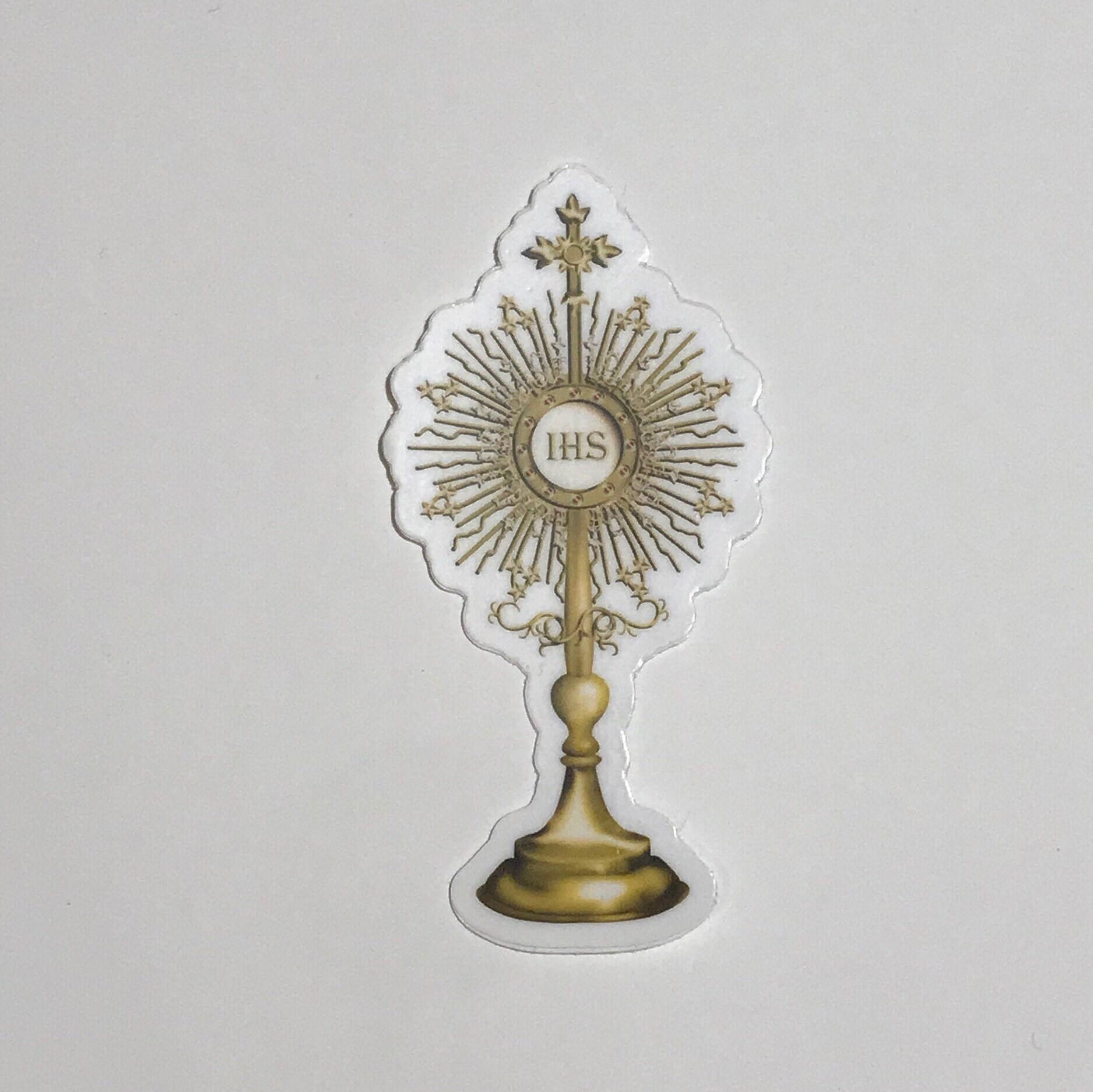 Monstrance / Blessed Sacrament Vinyl Decal Sticker Catholic - Etsy