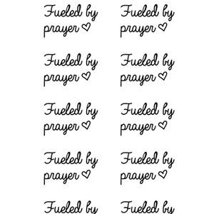 Prayer Quotes Script Stickers - Christian Stickers - Faith Based ...