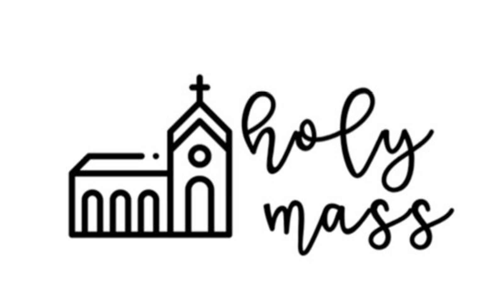 Mass and Church Icon Stickers Catholic Sticker Sheets for | Etsy