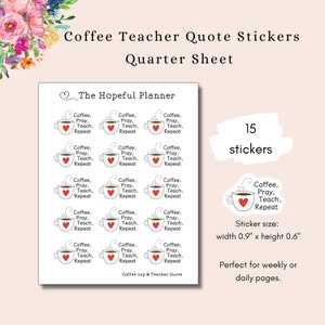 Lesson Plan Stickers Teacher Planner Sticker Sticker | Etsy