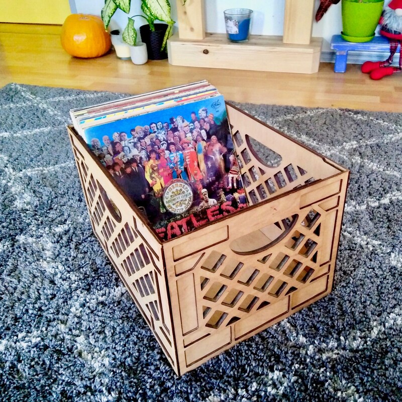Vintage Milk Crate - Etsy