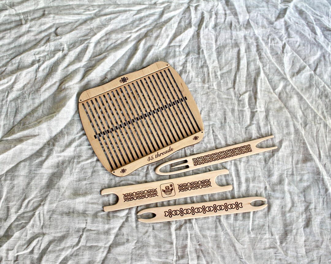Rigid Heddle Weaving Loom With Shuttle Starter Kit, Personalized Gift ...