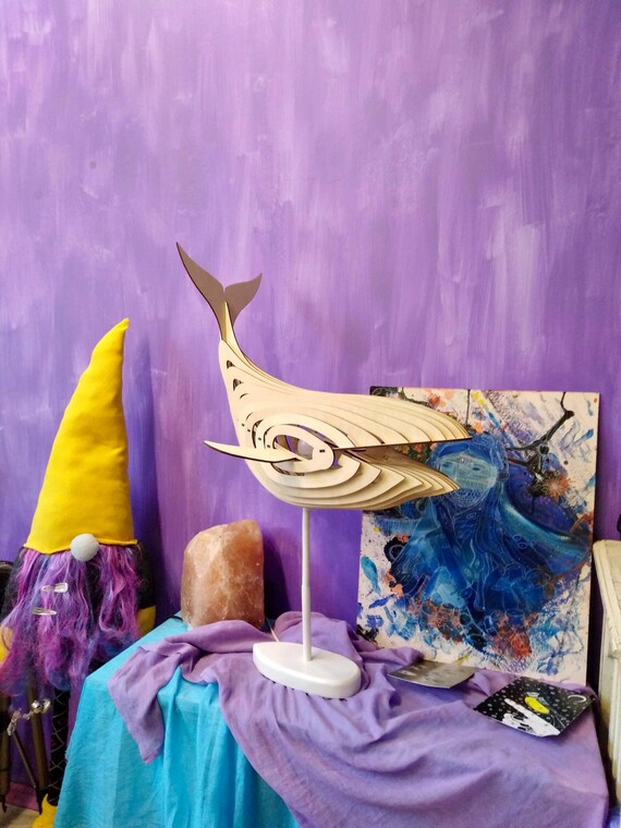 WHALE Table lamp. Nursery night light. Bedside lamp. Tabletop | Etsy