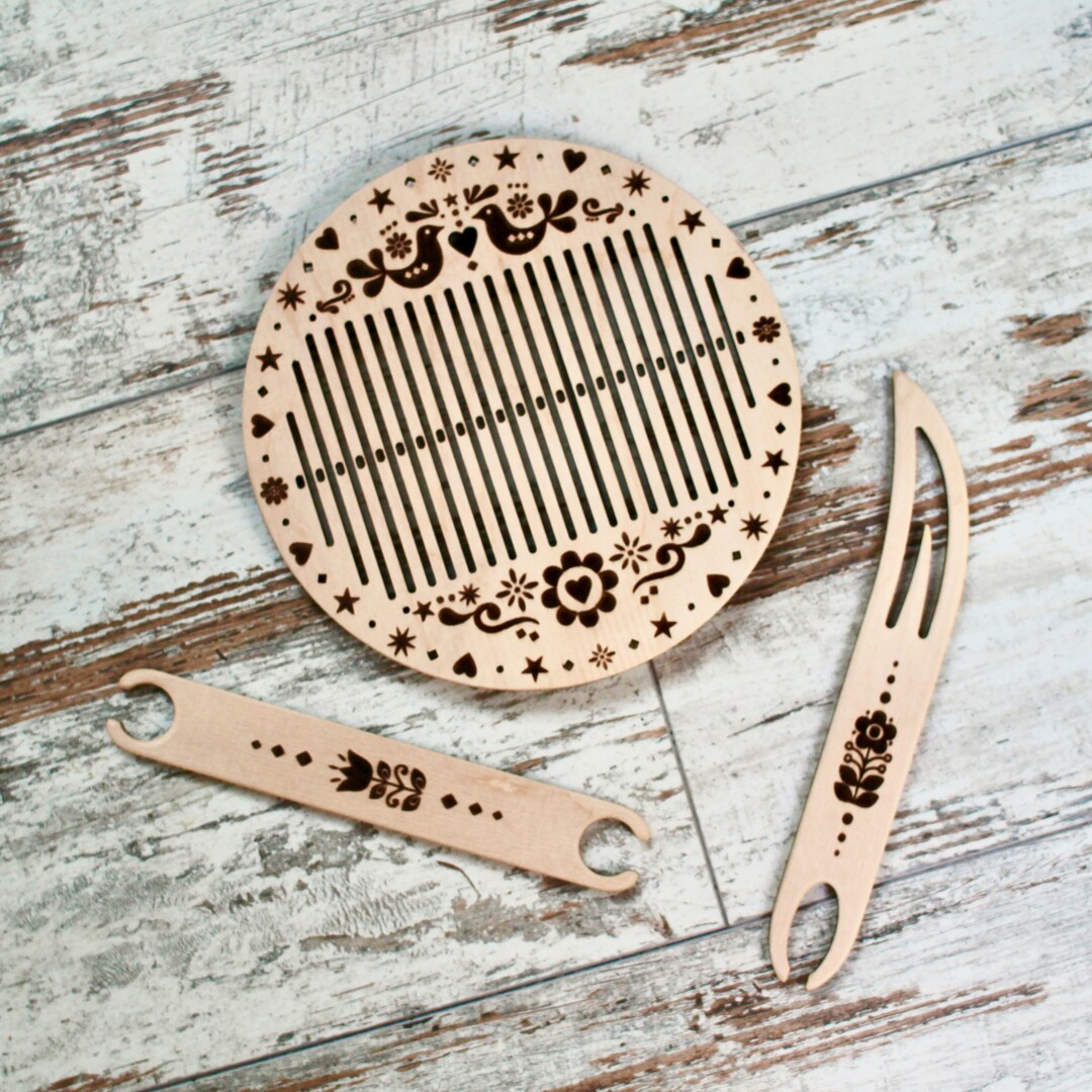 Backstrap Weaving Kit Personalized Gift Set. Rigid Heddle Weaving Loom ...