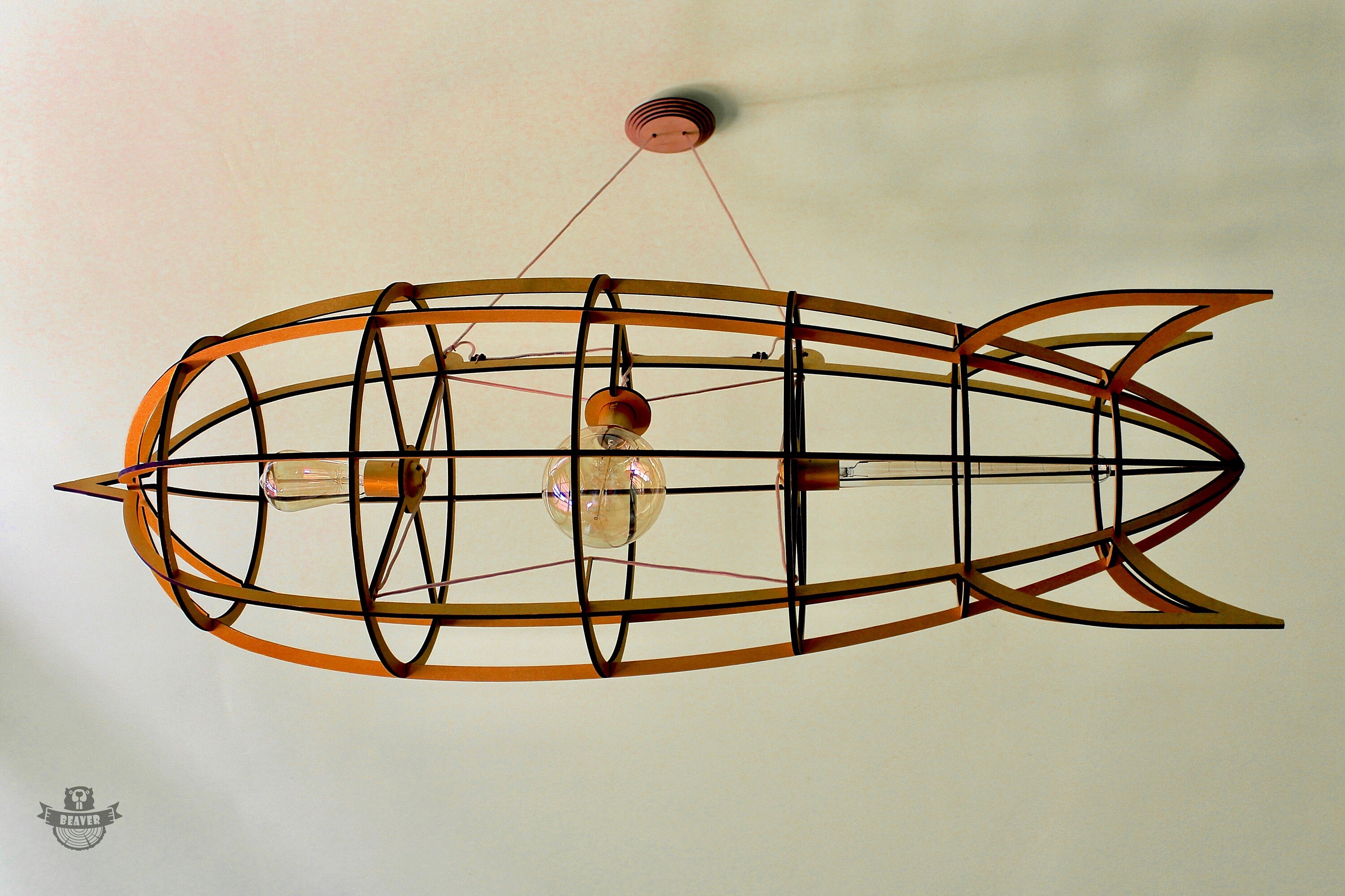 Ceiling Lamp Zeppelin. Vector Layout for Laser Cut or Cnc - Etsy