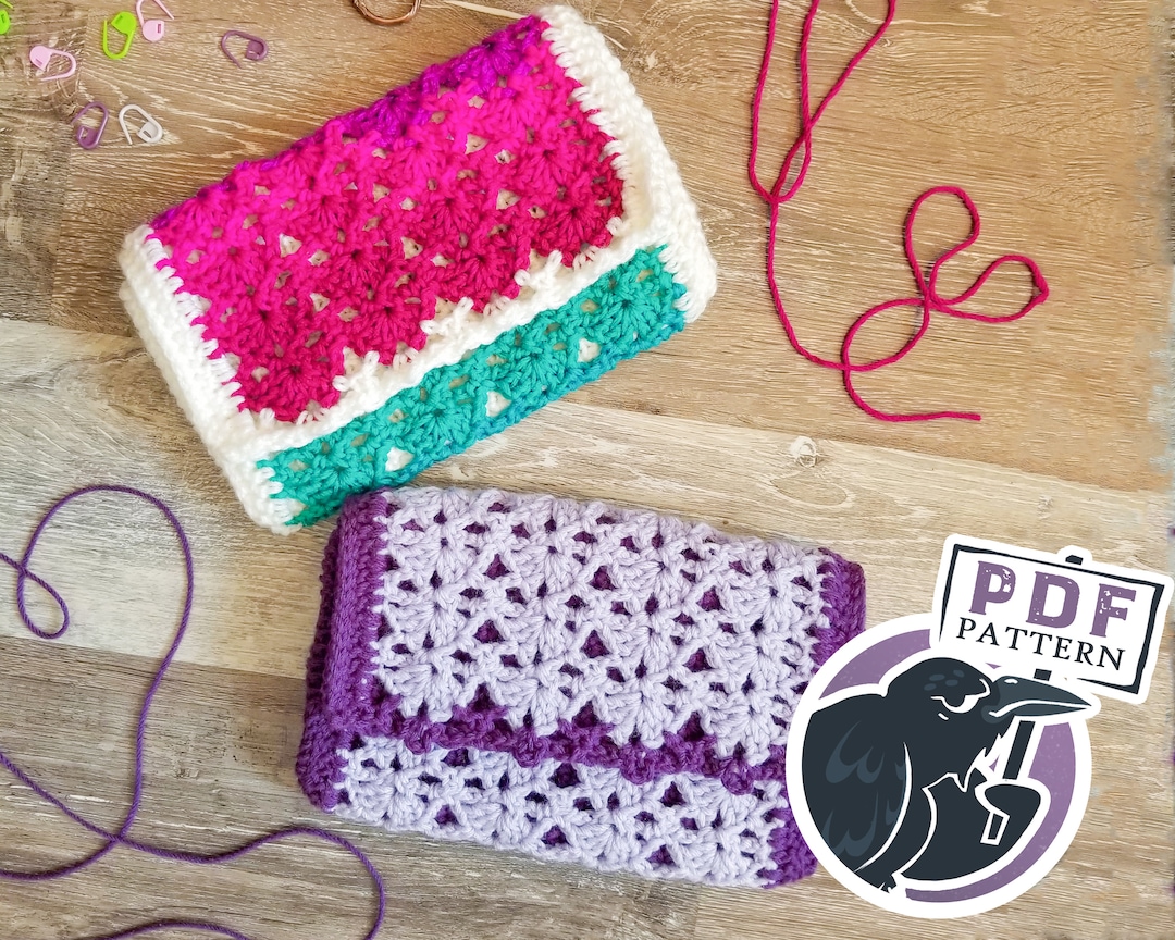 Mermaid Games Clutch Bag Crochet Pattern, Video Game Console Case ...