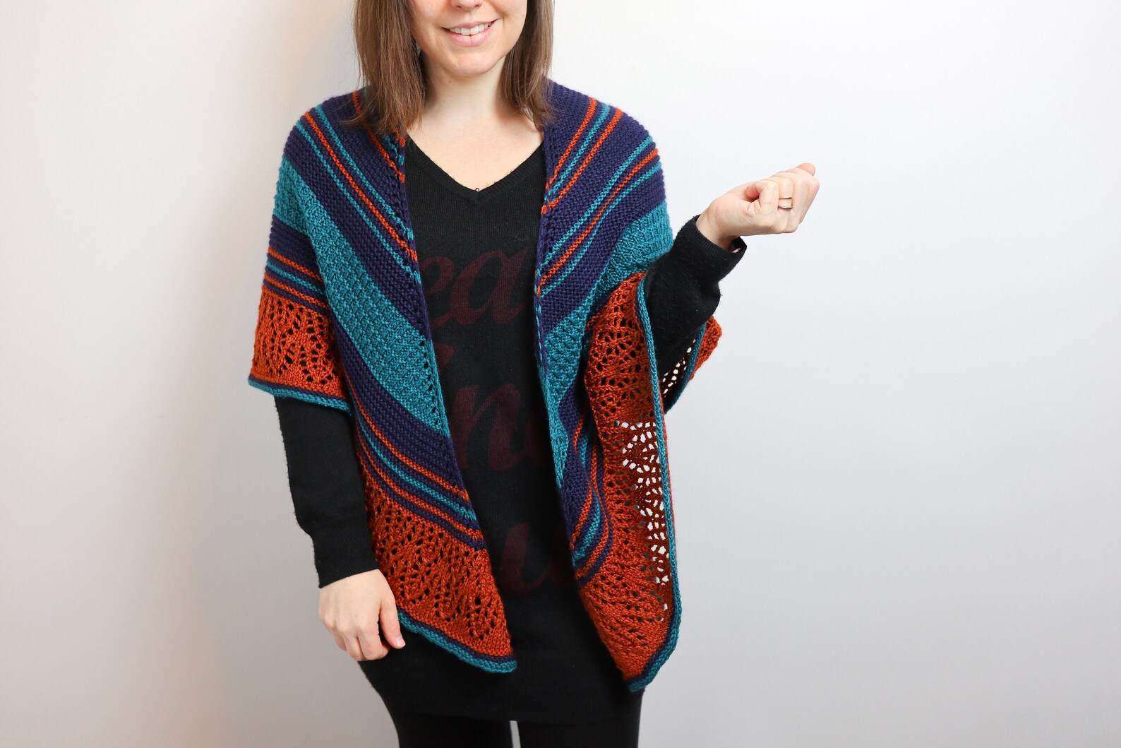 Kenai Skyline Shawl Knitting Pattern, Wrap, Scarf, Knitting Tutorial ...