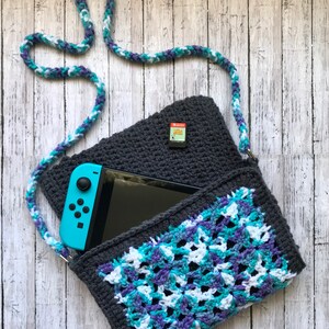 Mermaid Games Clutch Bag Crochet Pattern, Video Game Console Case ...
