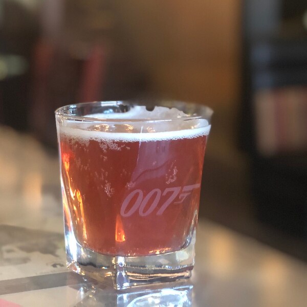 James Bond Glass - Etsy