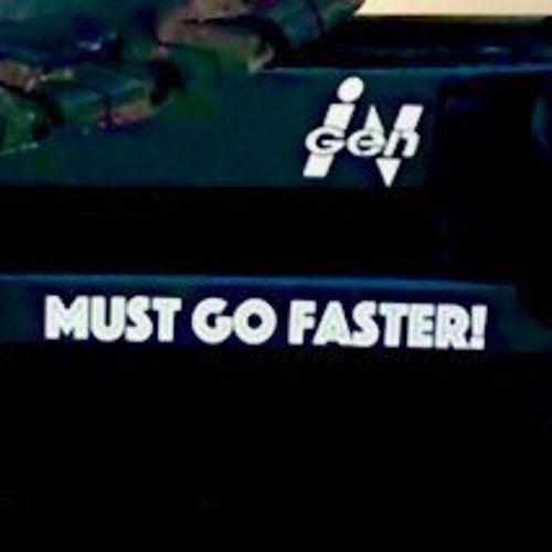 Jurassic Park Quote must Go Faster Decal - Etsy