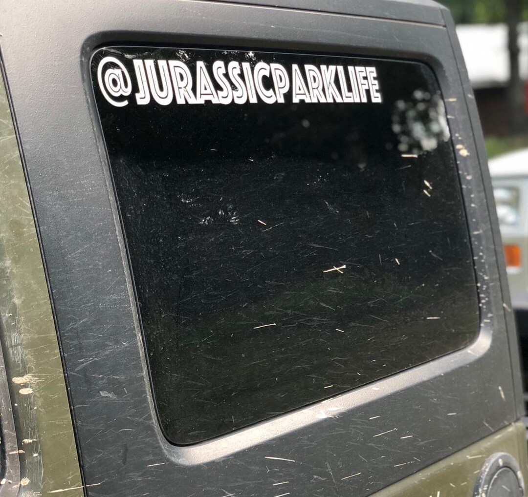 Social Media Handle/name Decal Set of 2 in 2 Sizes! - Etsy