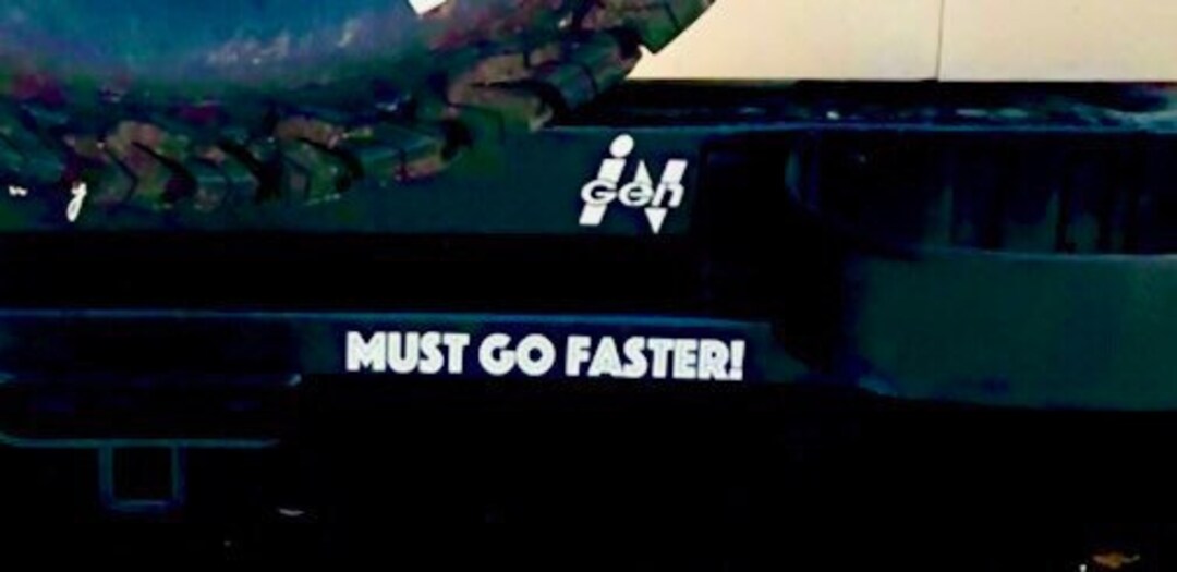 Must Go Faster! - Vinyl Decal - Etsy