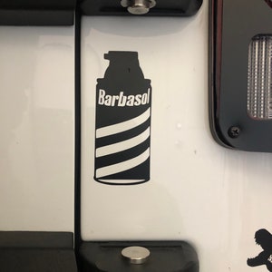 Licensed Barbasol Can - Vinyl Decal - Etsy