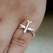 Sterling Silver Airplane Ring Airplane Silver Ring Aviation - Etsy