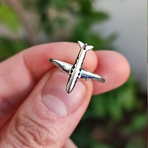 Sterling Silver Airplane Ring Airplane Silver Ring Aviation - Etsy