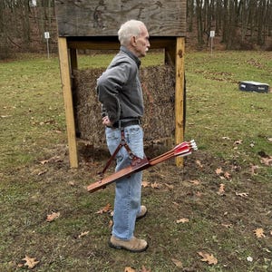 20" Hip Quiver With Ground Spike, Traditional, Archery, Lt Brown, RH ...