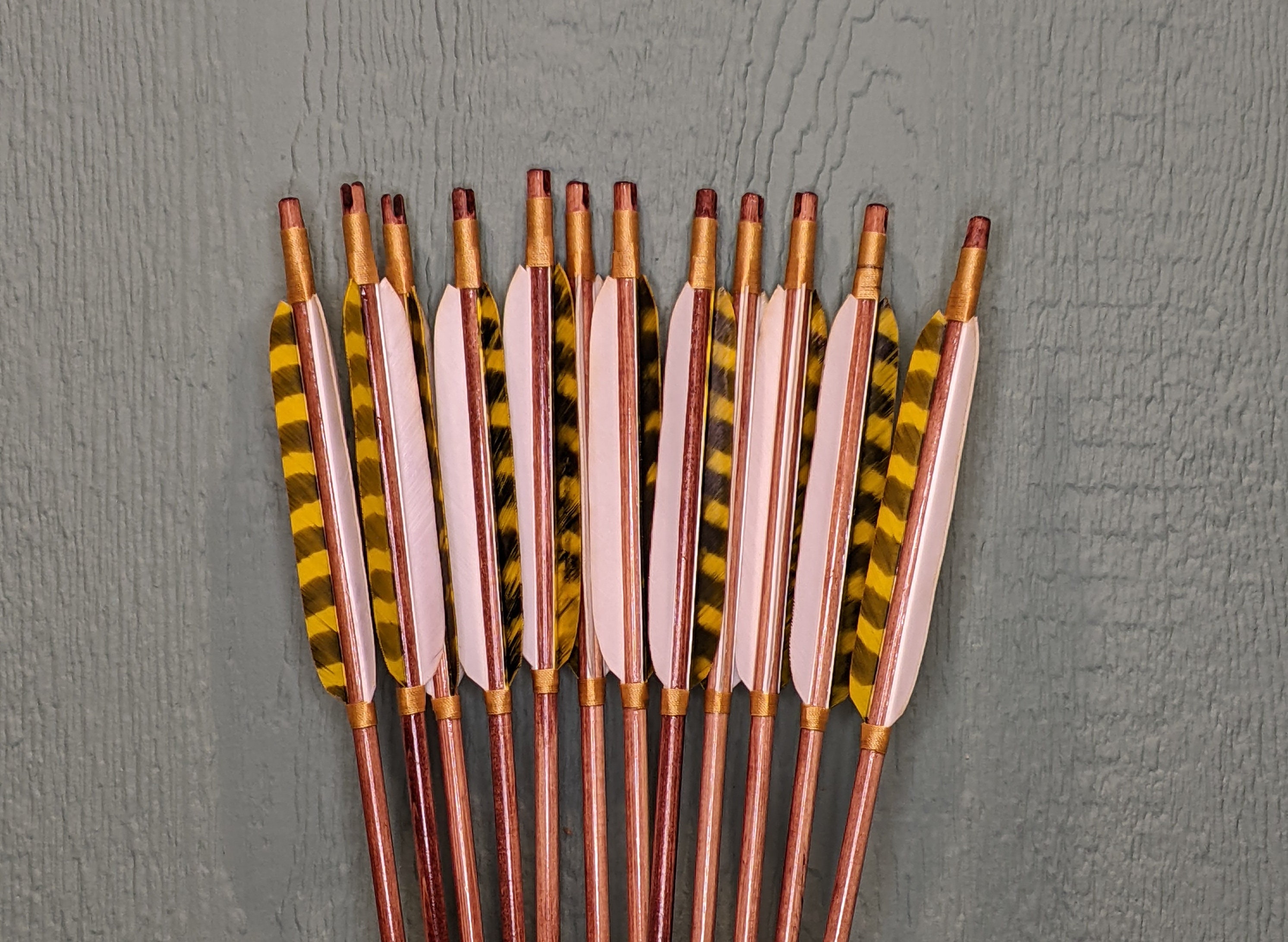 Eastern Thumb Ring Arrows 50-55 Spine Self Nock Dozen POC 31 - Etsy