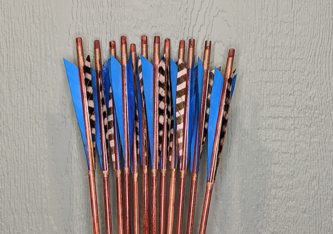 Viking Saxon Arrows 45-50 Spine Self Nock Dozen POC 31 Inch Max SCA - Etsy