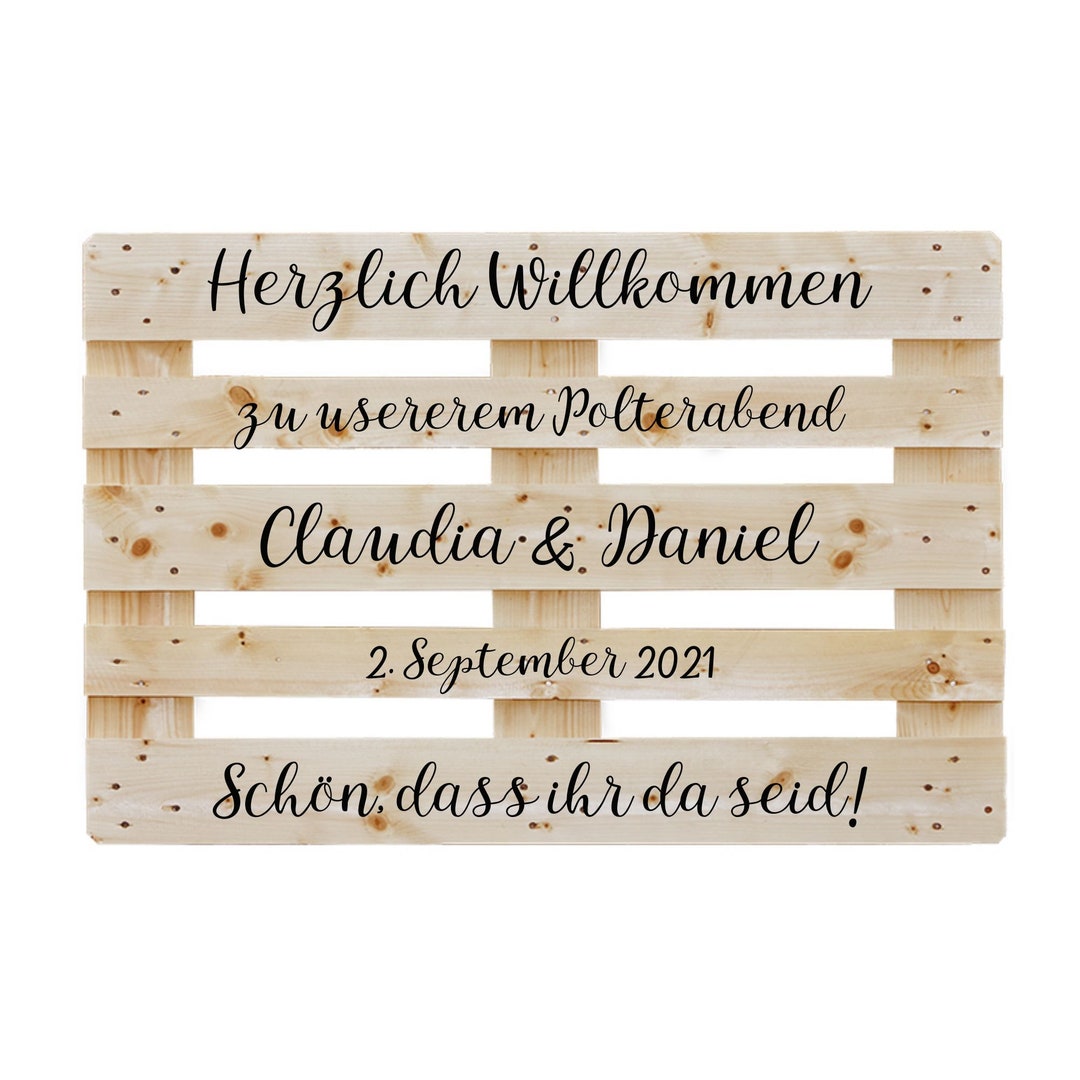 Pallet Stickers for a Bachelorette Party, Stickers for Euro Pallets ...