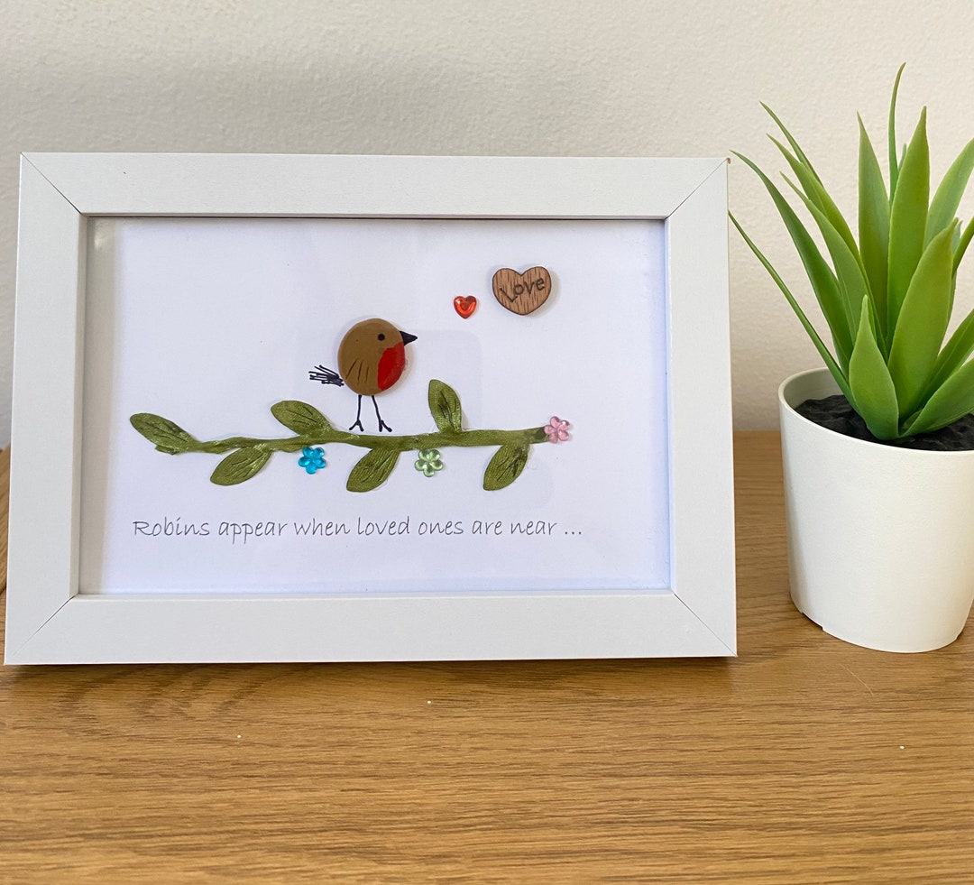 Robin Gift - Robins Appear When Loved Ones Are Near…framed Robin ...