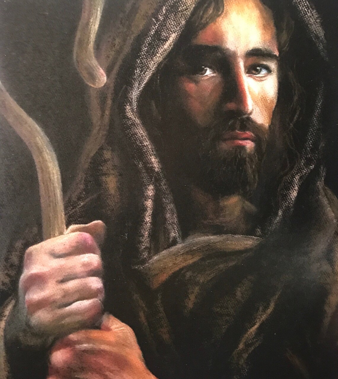 Jesus Painting, Jesus Art, “the Lord My Shepherd” , Christian Art ...
