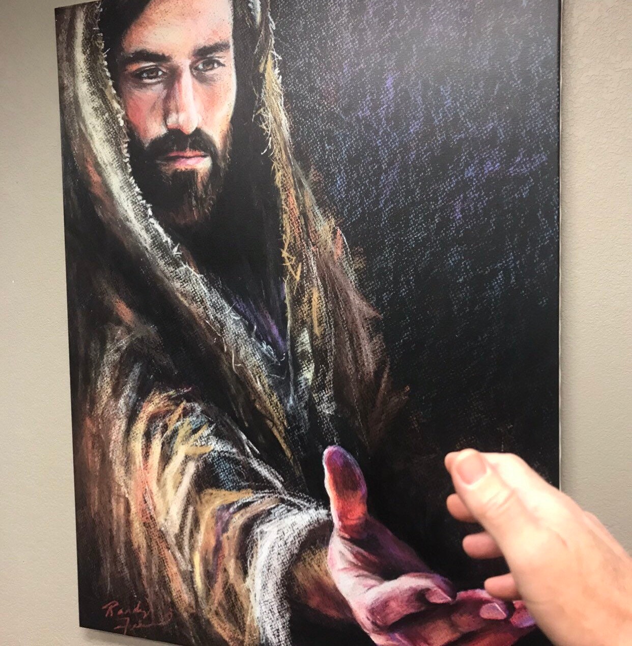 Come Follow Me Art Print, Jesus Reaching Hand, Christian Gift - Etsy