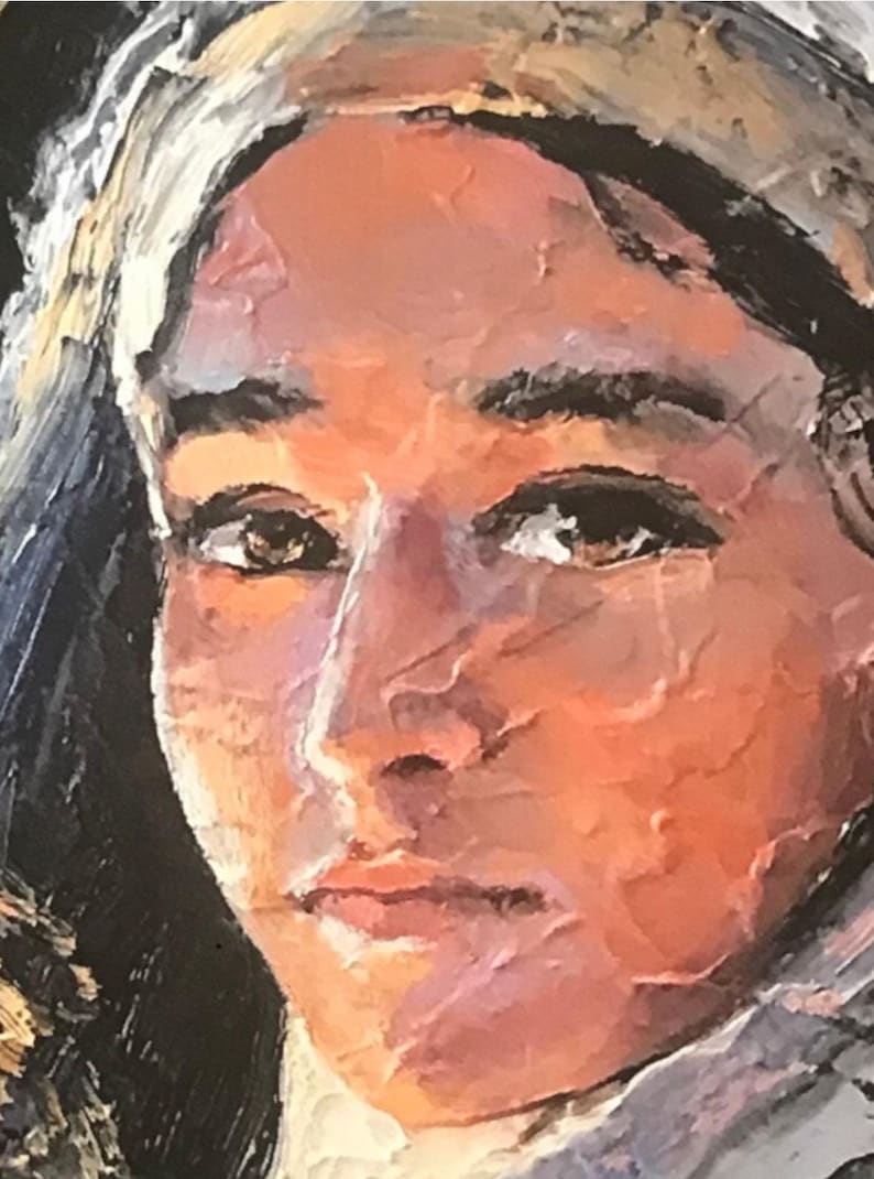 Artist Designed Virgin of Light Chritmas Cards and Blank Inside- Note ...