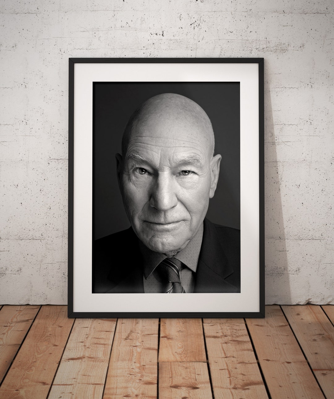 Patrick Stewart Portrait Fine Art Print in A3 Format LIMITED EDITION - Etsy
