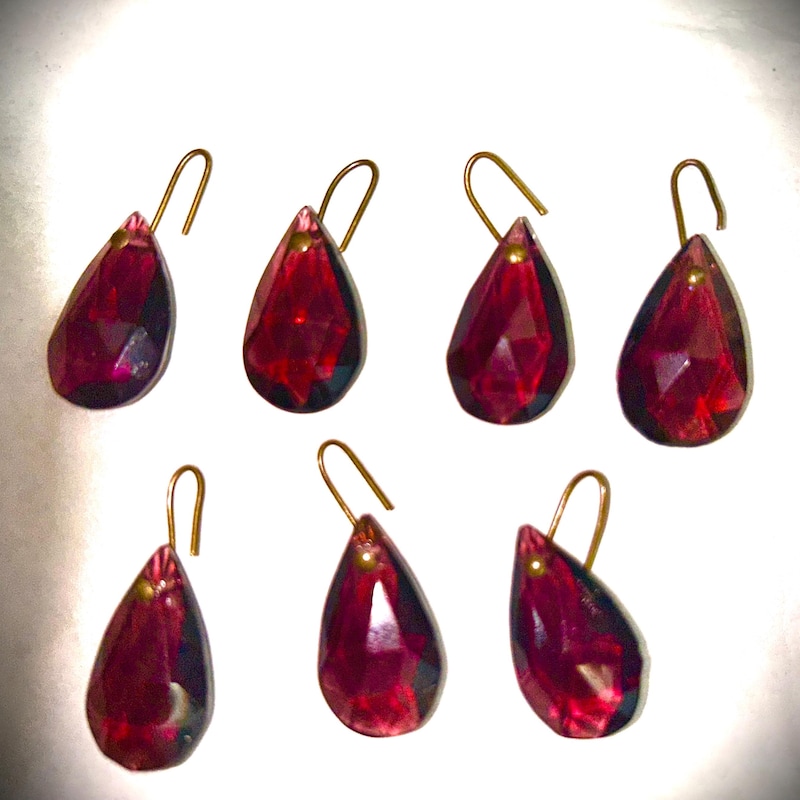 Amethyst Drops Chandelier - Etsy